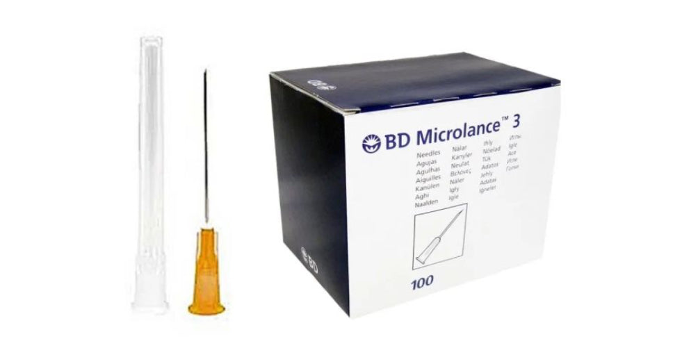 100 x BD Microlance 3 Hypodermic Needle 25G 25mm – Revive Aesthetics
